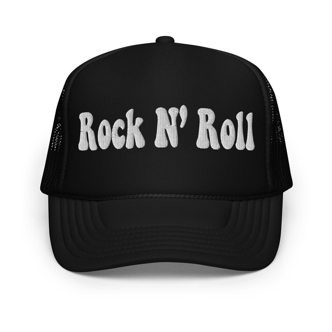 Rock N Roll Rocker Foam Trucker Hat - Etsy