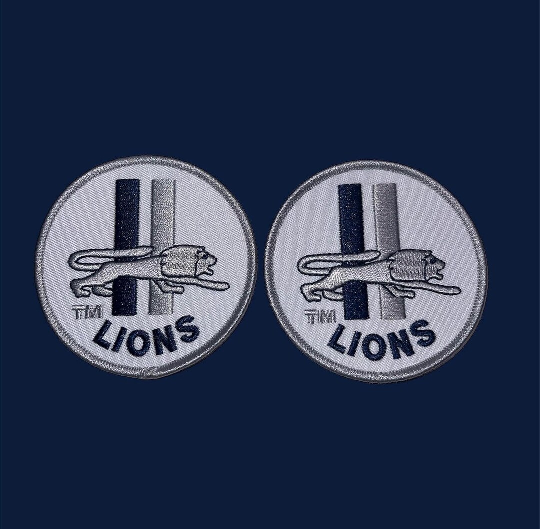 Vintage Detroit Lions 3” Motivation Embroidered Patches Will Ship 24hrs ...