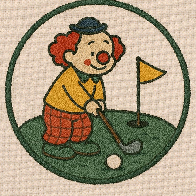 Golf Clown - Etsy