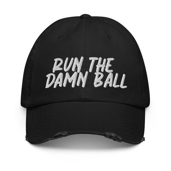 Run the Damn Ball Hat - Etsy