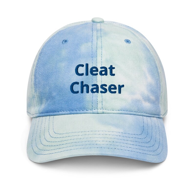 Cleat Chaser Cloud Blue Tie Dye Hat - Etsy