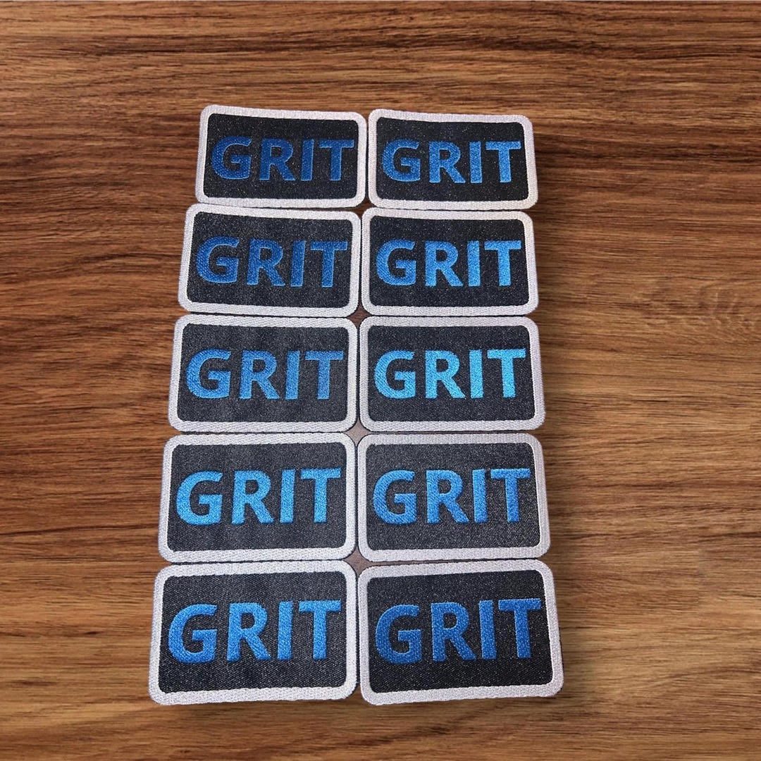 Detroit Motivational Grit Slogan Patch 10 Pack Iron on Patches - Etsy