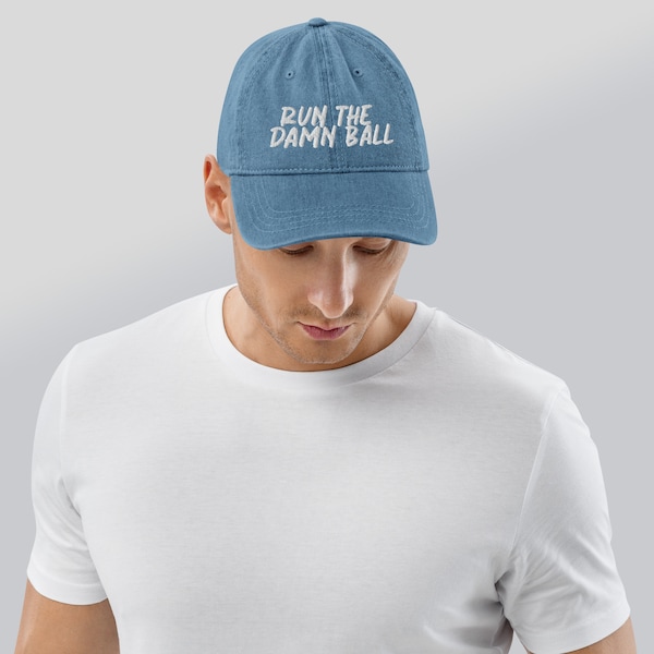 Run the Damn Ball Hat - Etsy