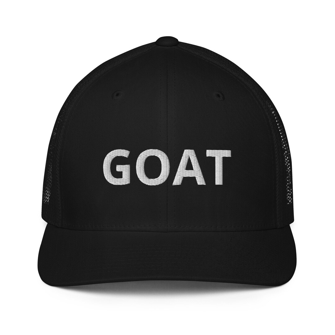 Goat Greatest of All Time Mesh Back Trucker Cap - Etsy