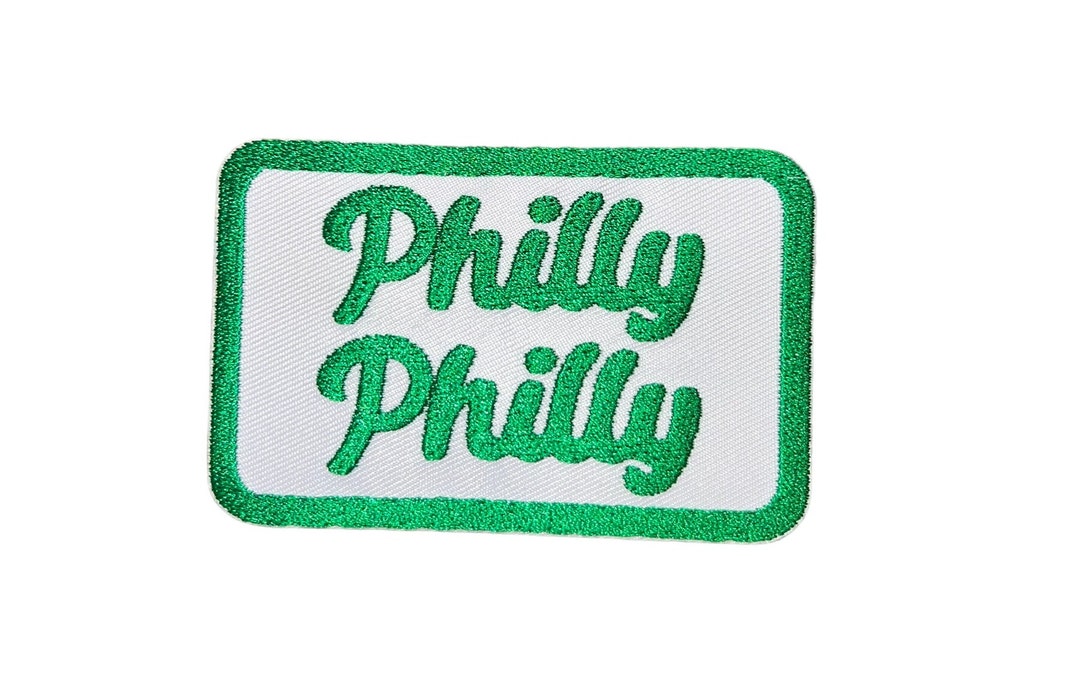 Philly Kelly Green Embroidered Patches Bar Crawl Patch, Philadelphia Hometown Accessory - Etsy