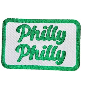 Philly Kelly Green Embroidered Patches Bar Crawl Patch, Philadelphia Hometown Accessory Set 4 ...