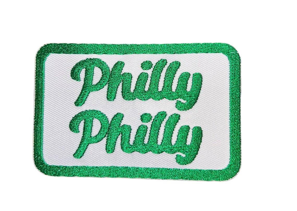Philly Kelly Green Embroidered Patches Bar Crawl Patch, Philadelphia ...
