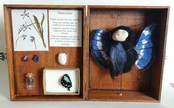 Curiosity Box Art Box Pixie Doll - Etsy UK