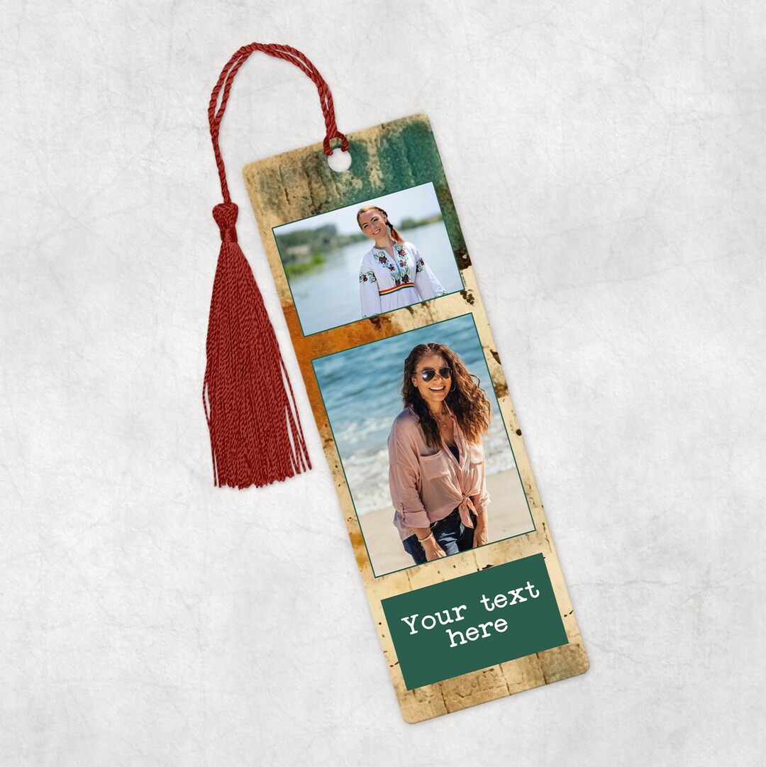Custom Photo Bookmark, Personalized Aluminum Bookmark With Paint ...