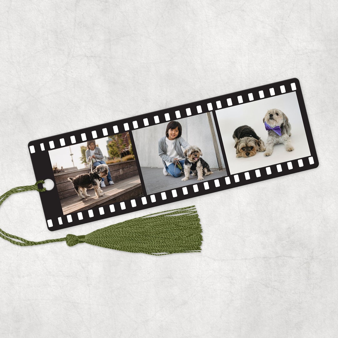 Personalized Photo Strip Bookmark, Customizable Tassel, Unique Gift for ...