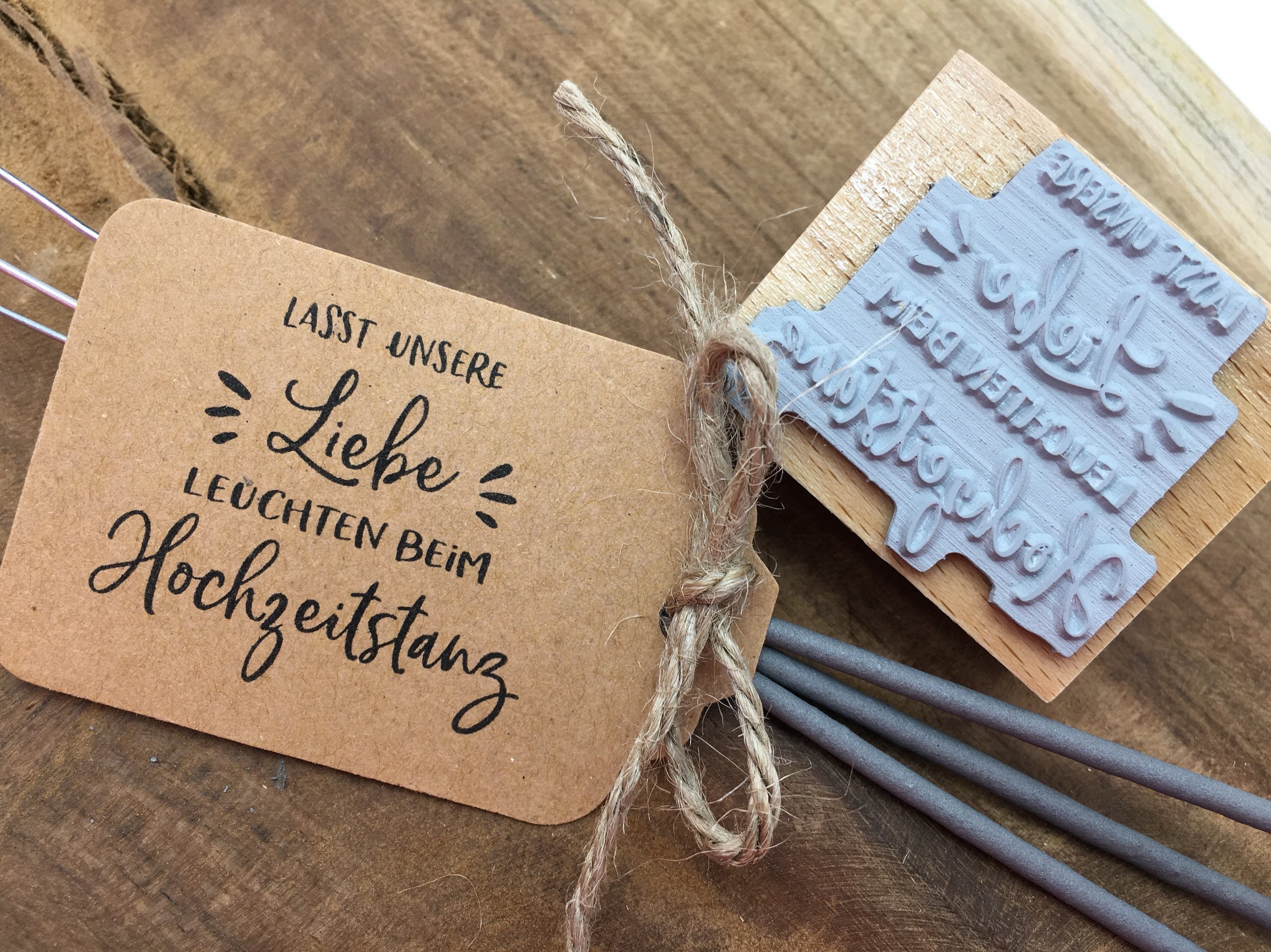 Stempel Lasst unsere Liebe leuchten beim Hochzeitstanz, Stempel ...