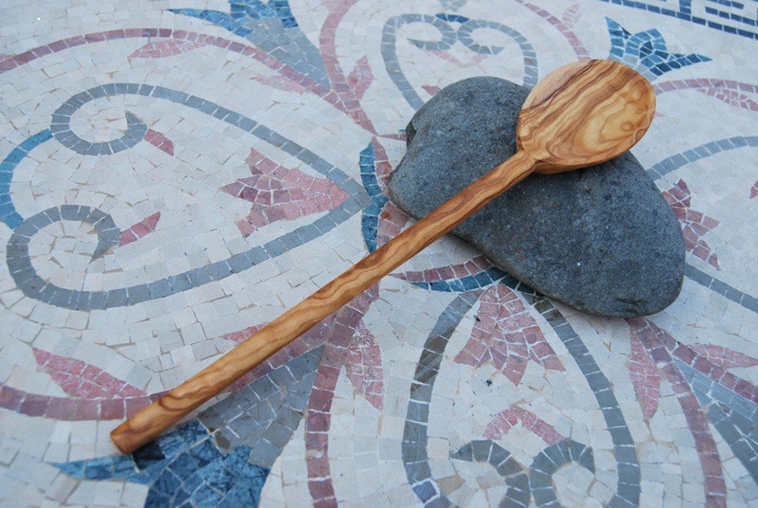 Olive Wood Snack Spoon - 30 Cm - Etsy