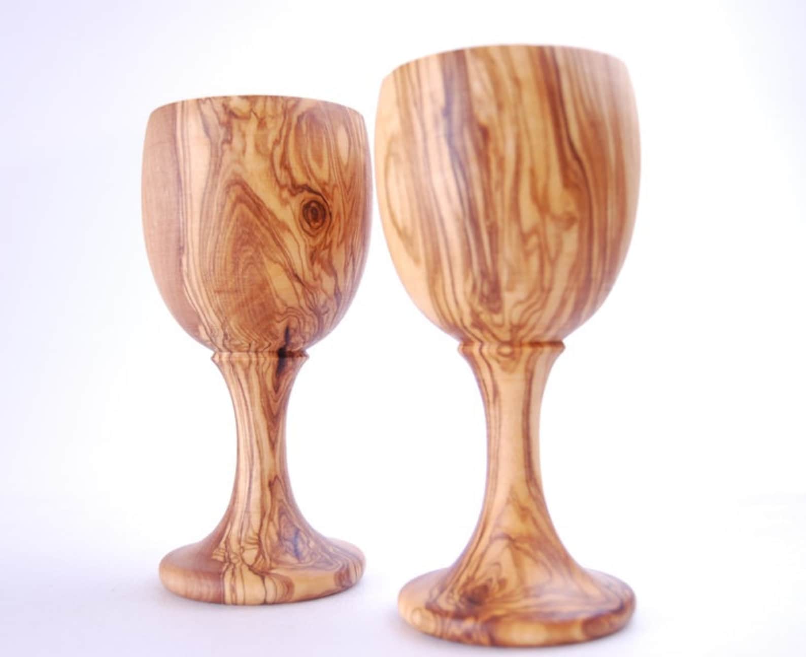 Olive Wood, Cup - Etsy