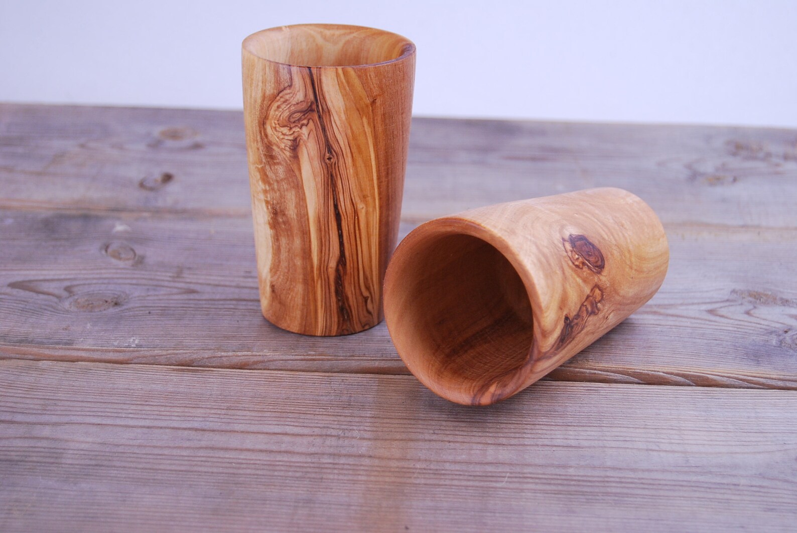 Olive Wood, Cup - Etsy