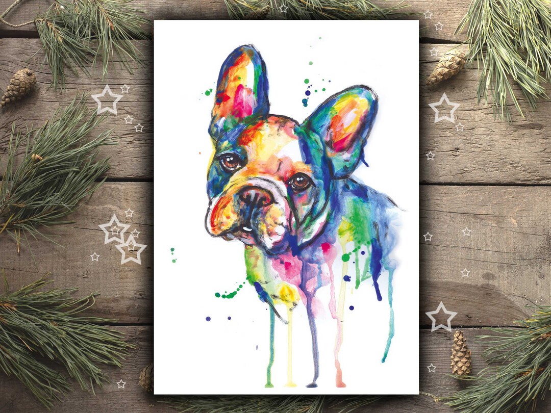 FRENCH BULLDOG Art Print, Bully Picture Poster Print, French Bulldog ...