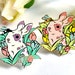 Spring Rabbit Enamel Pin standard/a Grade & Seconds/b Grade - Etsy