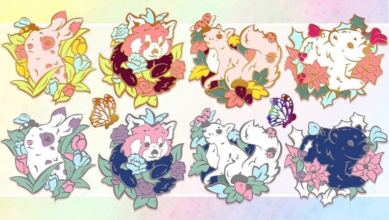 Spring Rabbit Enamel Pin standard/a Grade & Seconds/b Grade - Etsy