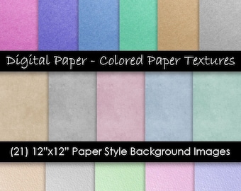 Digital Paper Textures - Variety of Paper Texture Graphics in Multi ...