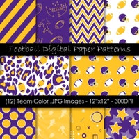 Alligator Football Seamless Pattern: Orange & Blue Hand Drawn PNG ...