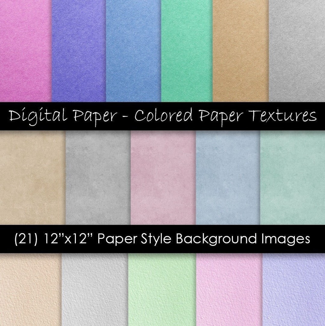 Digital Paper Textures - Variety of Paper Texture Graphics in Multi ...