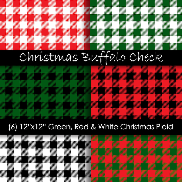 Red Buffalo Plaid Christmas - Etsy