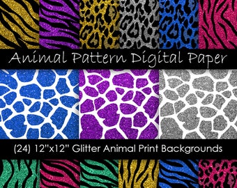 Zebra Digital Paper | Etsy