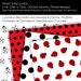 Ladybug Digital Paper - Ladybug Scrapbook Paper - Red Ladybug Pattern ...