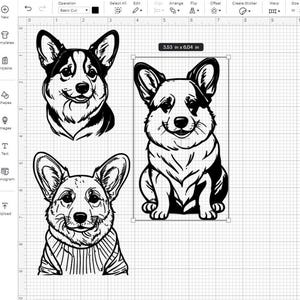 Cute Corgi Dog SVG Bundle - Corgi Clipart - Cute Corgi Dog Graphics ...
