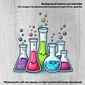 Chemistry Clipart Fun Science and Potion Digital Graphic - Classroom ...