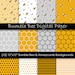 Bumble Bee Scrapbook Paper Honeycomb Digital Paper Bee Pattern ...