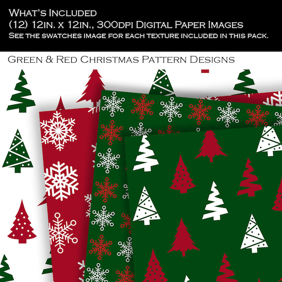 Red And Green Christmas Background Wallpaper