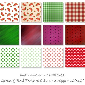 Watermelon Digital Paper - Watermelon Background Texture - Watermelon ...