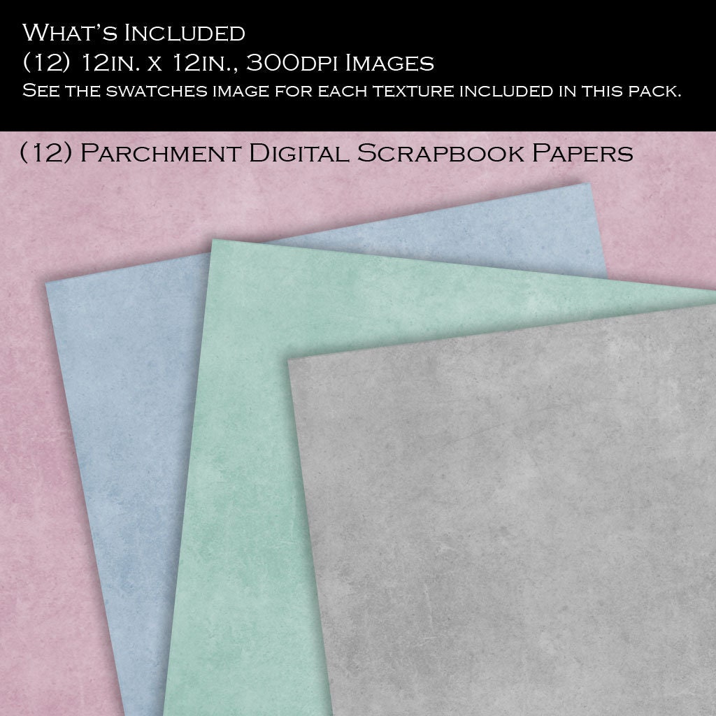Parchment Digital Paper Textures Parchment Digital Scrapbook Paper ...