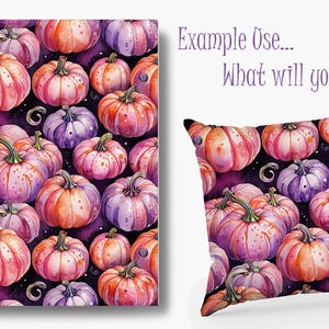 Spooky Halloween Digital Papers - Seamless Halloween Backgrounds - Pink ...