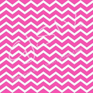 Pink & Blue Chevron Scrapbook Paper - Chevron Digital Paper - Chevron ...