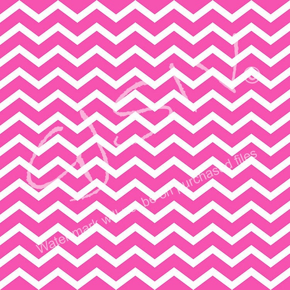 Blue And Pink Chevron Background