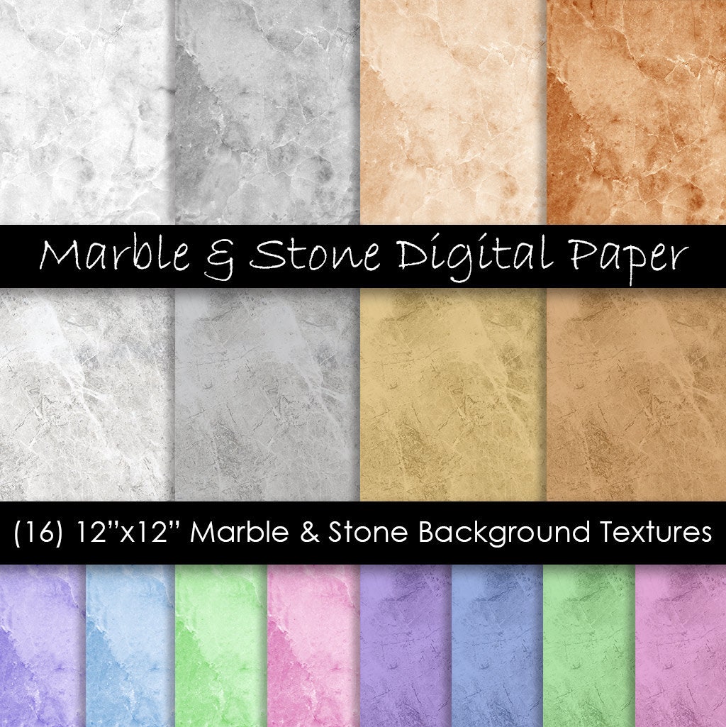 Marble Digital Paper Marble Background Marble/stone Texture Images ...
