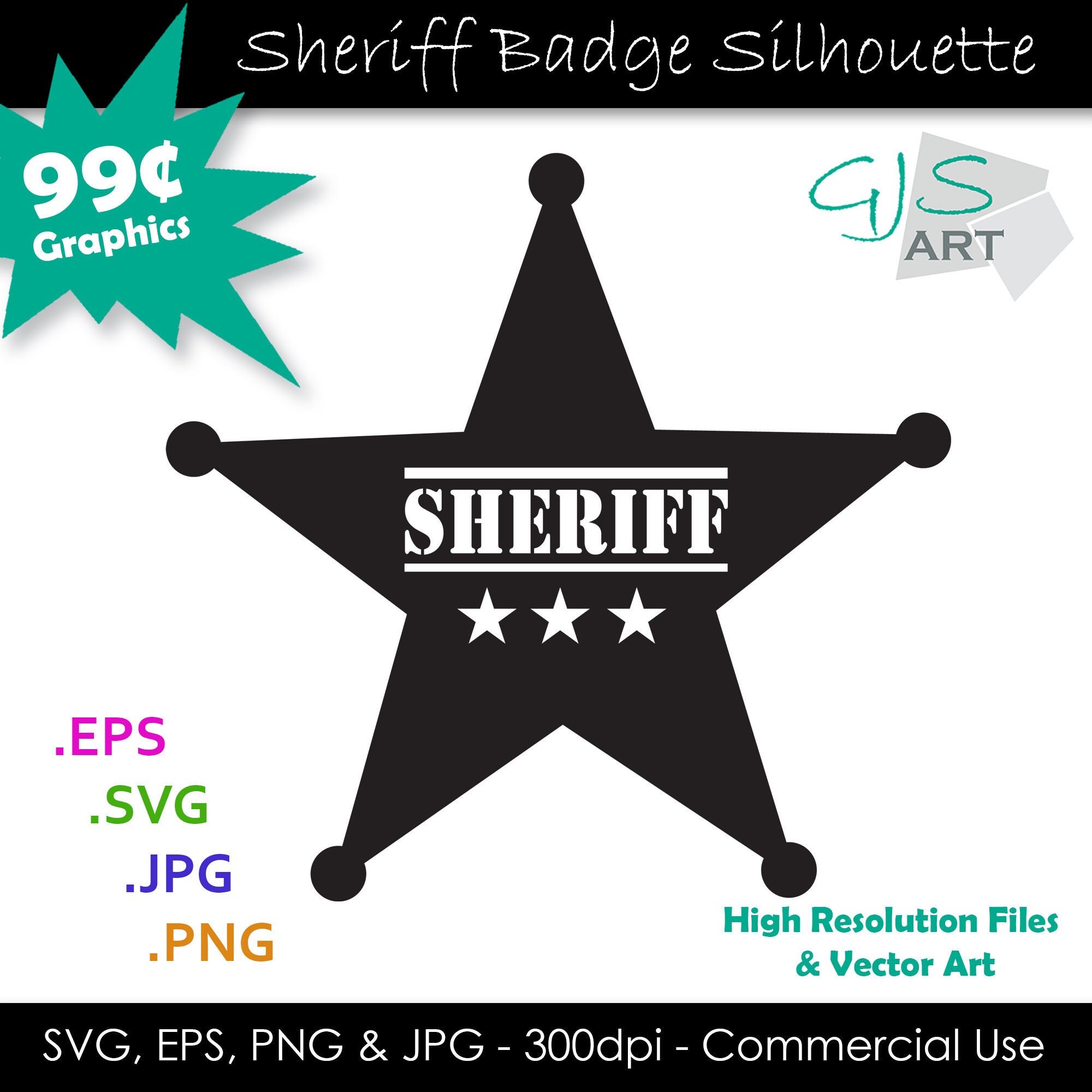 Woody Sheriff Badge Template