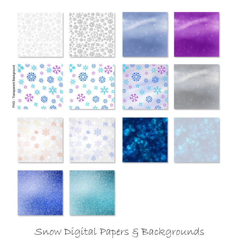 Snow Digital Paper Snow Background Snow Digital Background - Etsy