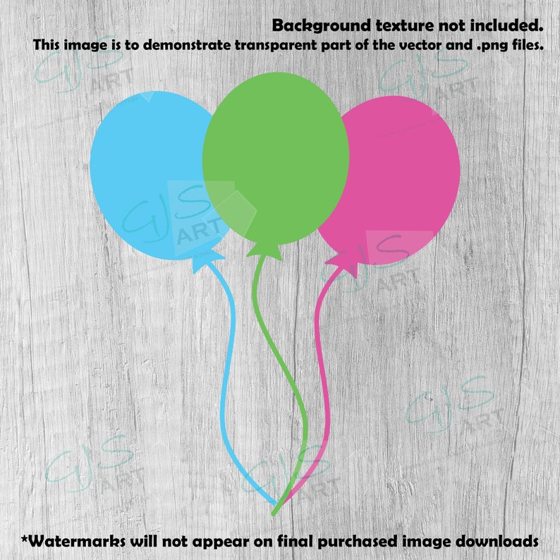 Balloons SVG File Balloons Silhouette Balloons Cut File Svg, Eps, Png ...
