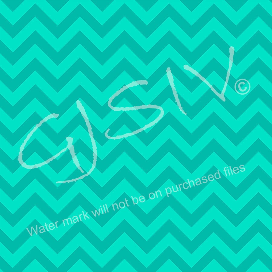 Teal & Gray Chevron Digital Paper Chevron Scrapbooking Paper | Etsy