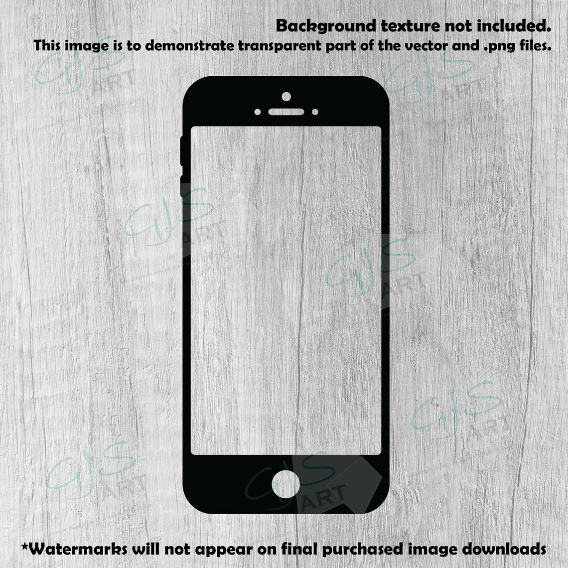 Smart Phone SVG File - Cell Phone Silhouette - Smart Phone Screen Cut ...