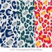 Football Leopard Print Digital Paper - Leopard Pattern With Footballs ...
