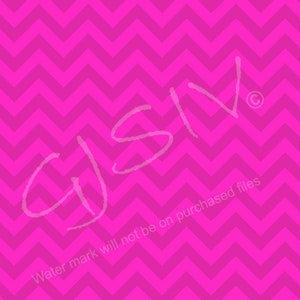Pink & Blue Chevron Scrapbook Paper - Chevron Digital Paper - Chevron ...