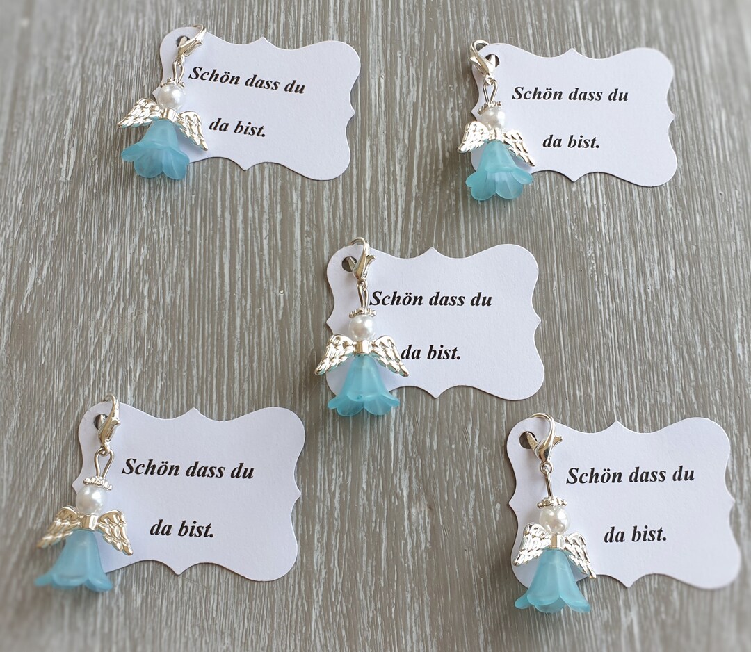 20 Guardian Angel Pendants + 20 Cards Baptism Communion Wedding Lucky ...
