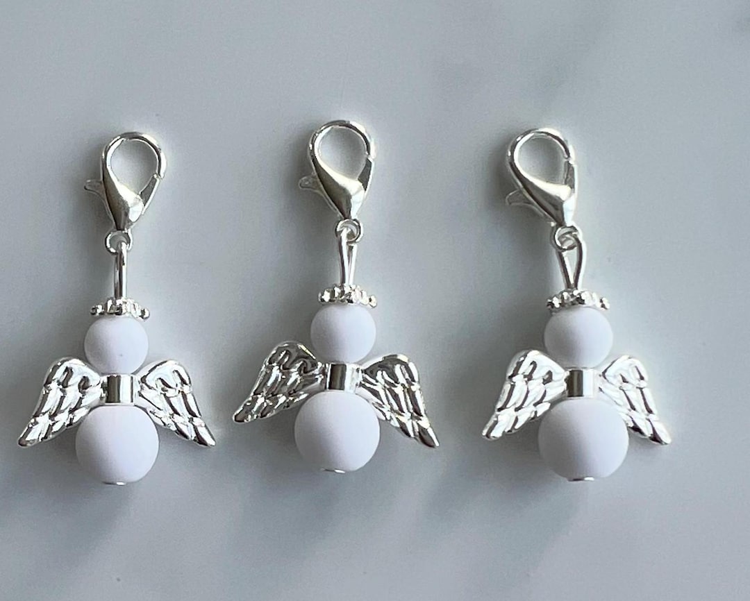 20 Guardian Angel Pendant Angel Baptism Communion Wedding Lucky Charm ...