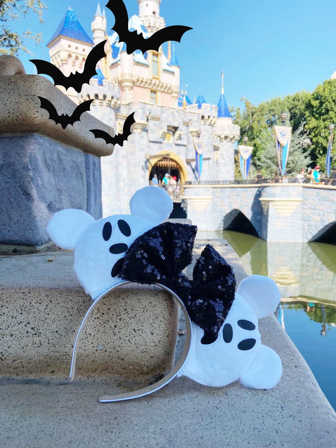 Mickey Ghost Inspired Disney Halloween Ears : Boo to You Mickey Happy ...