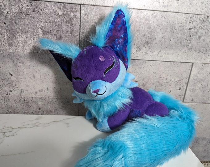 Colorful Kitsune Plush - Etsy