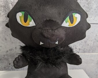 Black Wolf Plush Toy - Etsy