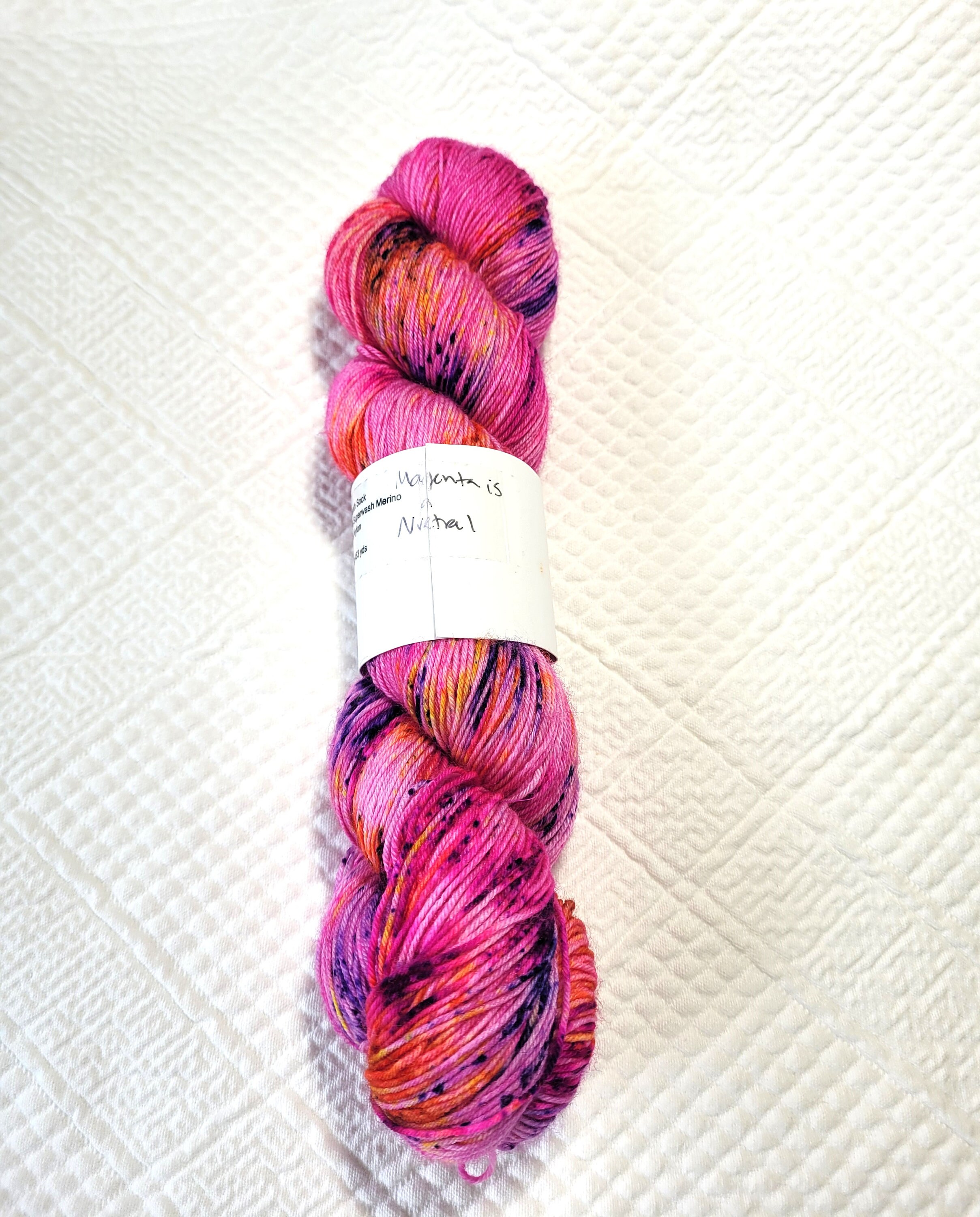 Lambwoman Knits Smooth Sock Fingering Yarn Destash Hand Dyed Superwash ...